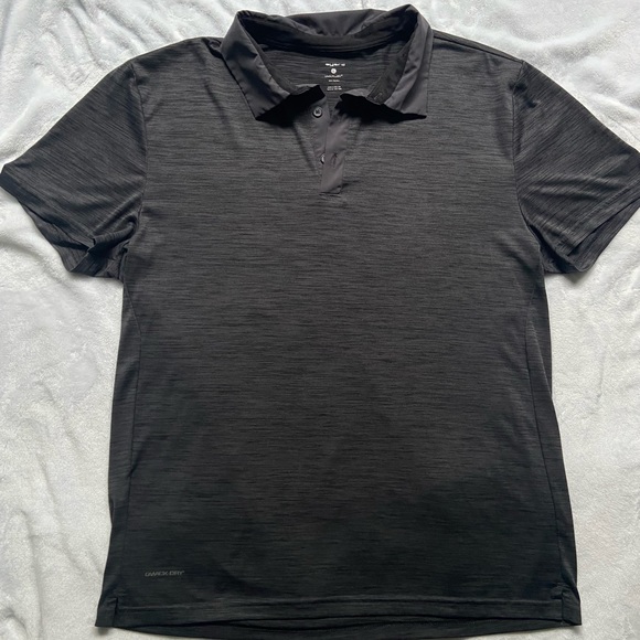 Layer 8 | Shirts | Layer 8 Mens Charcoal Grey Qwickdry Polo | Poshmark